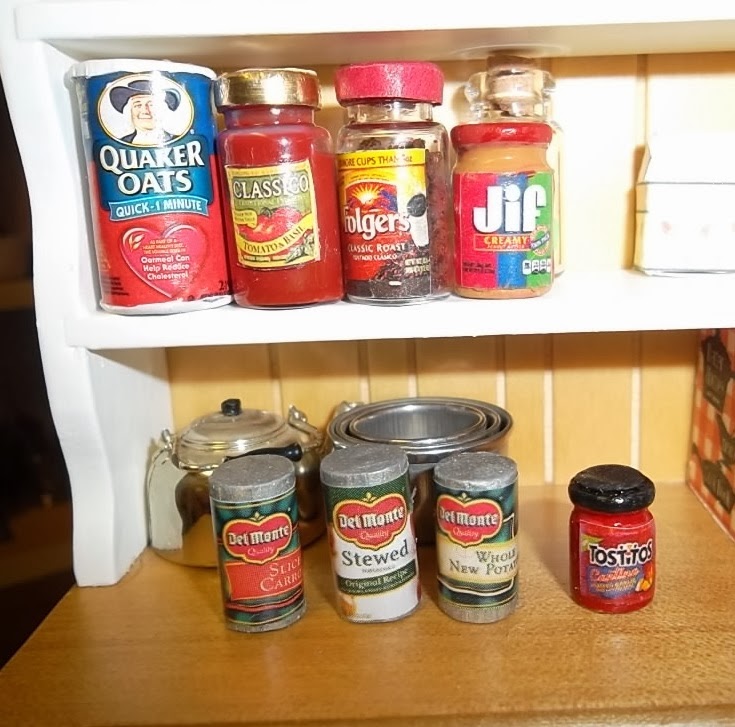 Chris P.'s Minis and More: DIY Mini foods for the kitchen pantry