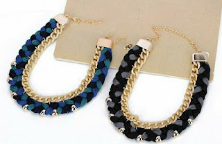 Diy thread chain necklace