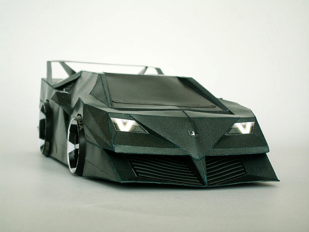 Papercraft SuperCar Hammerhead XF-21S - Papercraft4u | Free Papercrafts ...