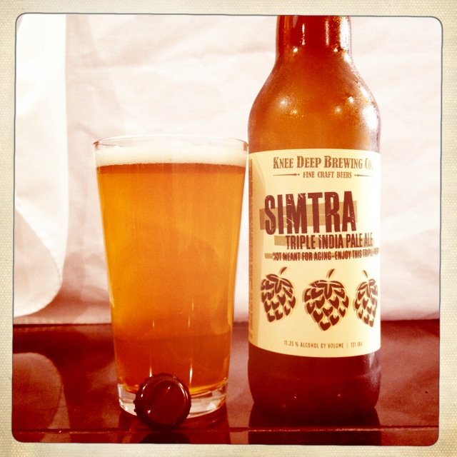 NorCal Beer Blog: Knee Deep Brewing Company Simtra Triple IPA