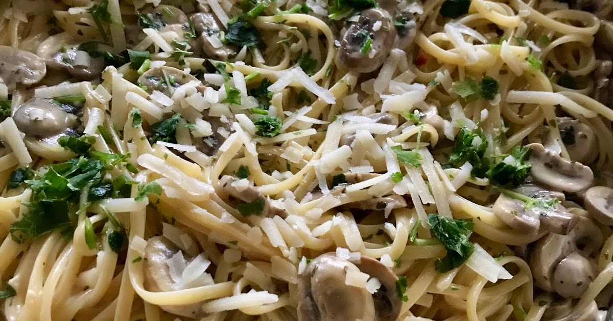Cinas receptsamling: Champinjon- och vitlökspasta