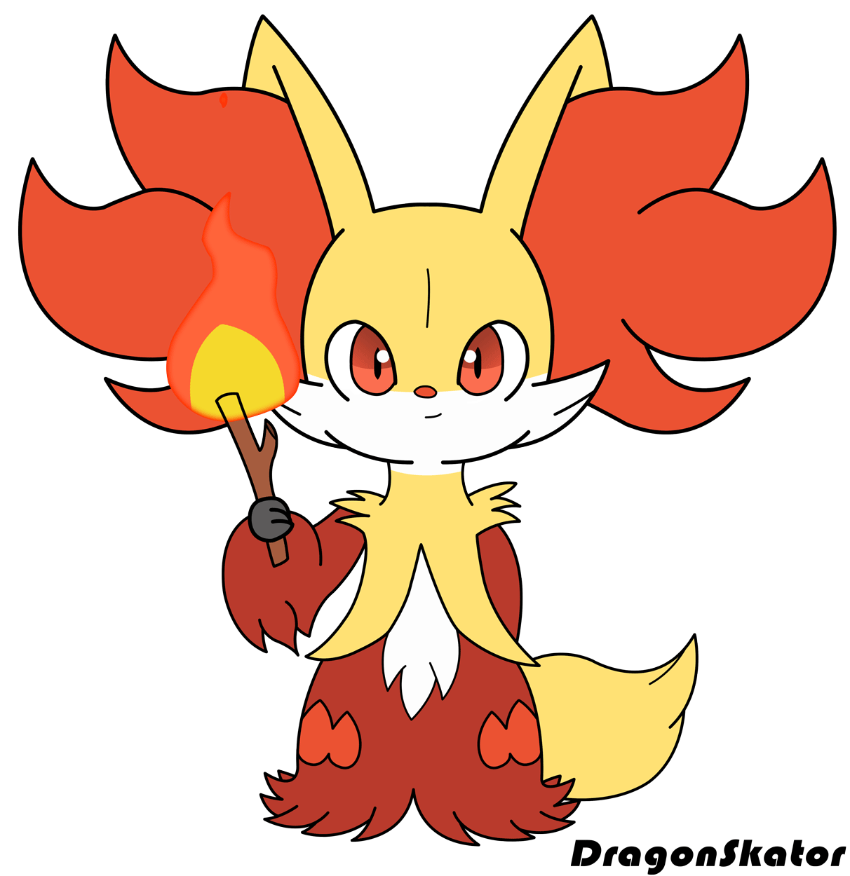 La marea de la vida: Delphox