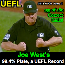 Joe West Sets % Record in Near-Perfect Game in ALCS | Close Call Sports ...