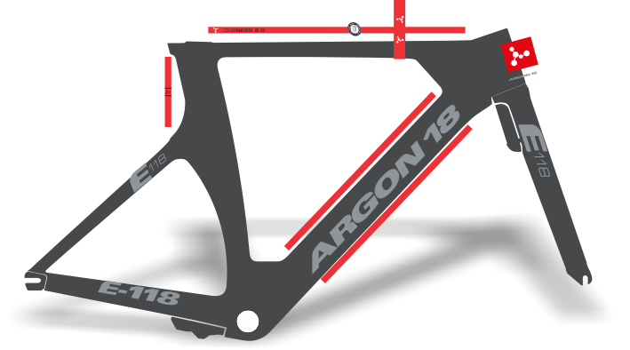 designstickers: Adesivo bike Argon 18 - E-118