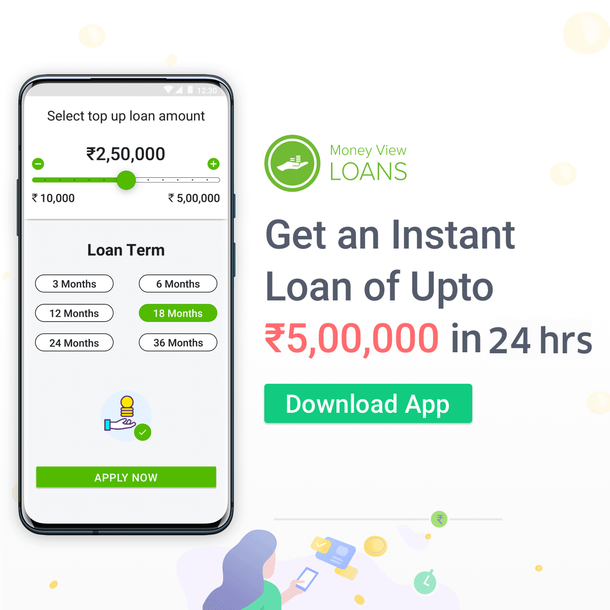 Get Instant Loans of ₹5K to ₹5Lakhs From Anywhere In India