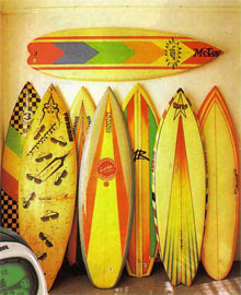 : Board Collector: World's most famous obscure surfboards 5- Red tint ...