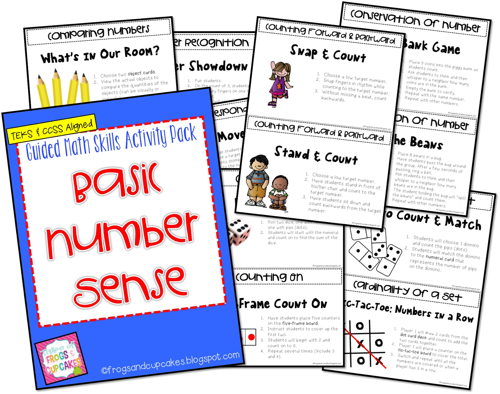 Tales of Frogs and Cupcakes: Guided Math: Basic Number Sense