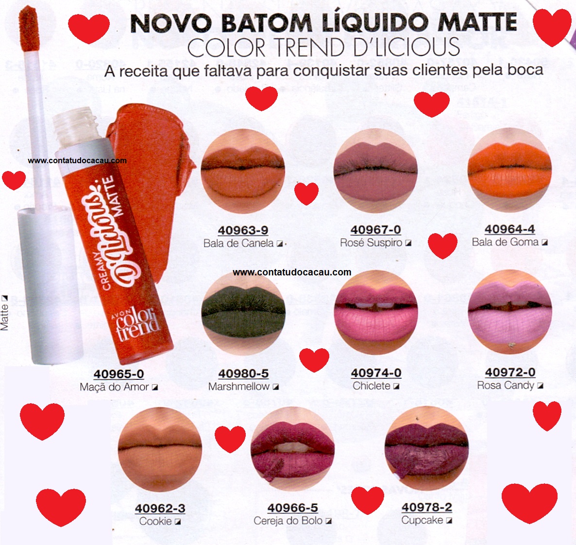 Lançamento do Batom Liquido Color Trend Avon por 12,99