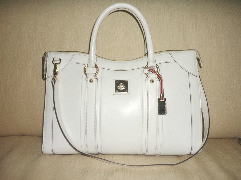 YUS BRANDED BAG: authentic tocco toscano italy leather handbag 6