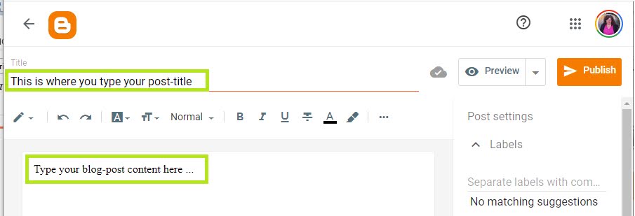 How to make a new blog post in the 2020 version of Blogger | Blogger ...