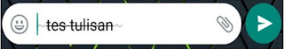 Cara Membuat Tulisan Variasi pada WhatsApp - Biologizone