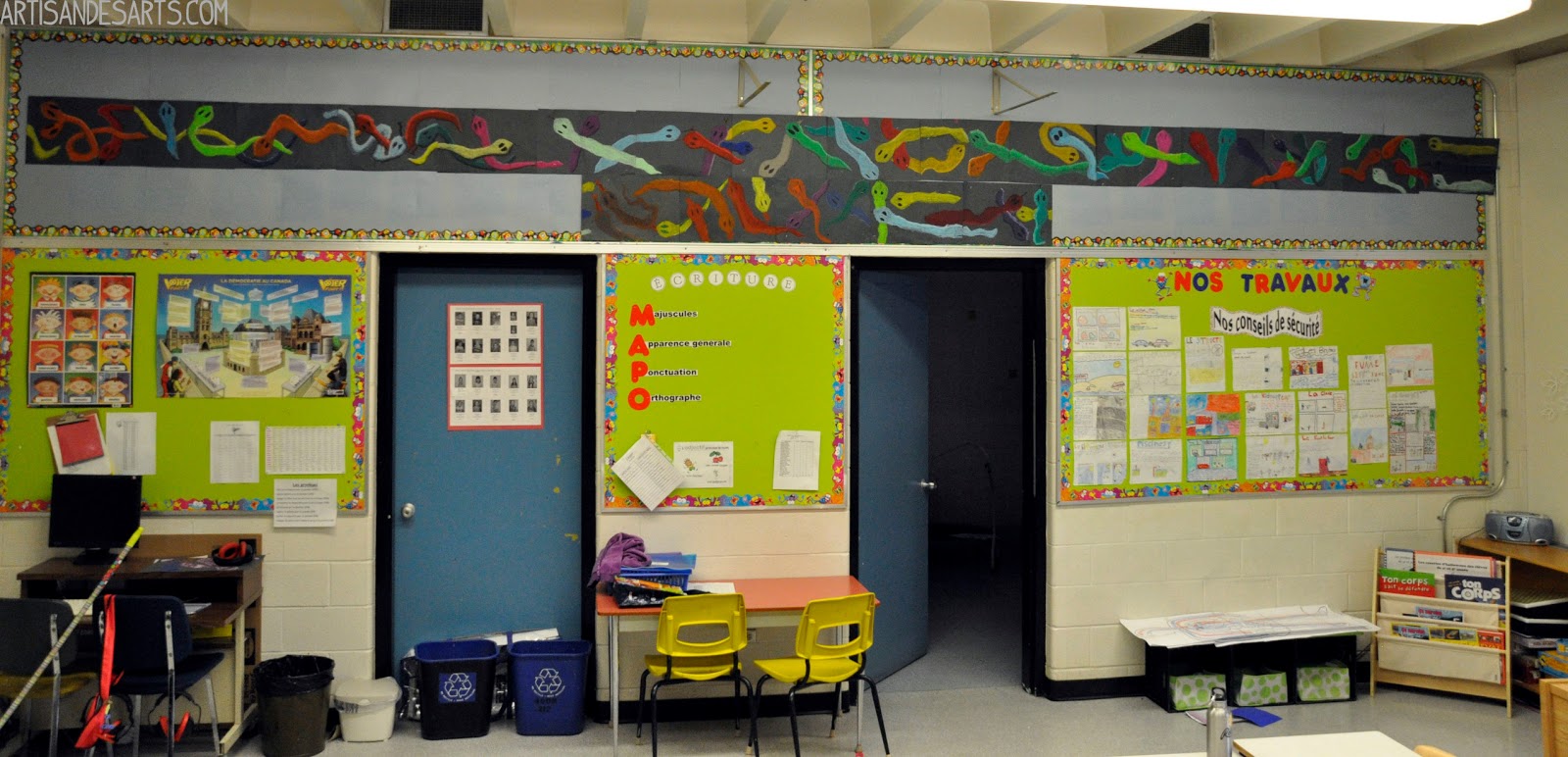 artisan des arts: Unity/collaborative art - snakes! Grades 4/5