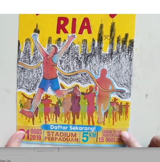 Manik Suci Poster Larian Ria Pendidikan Seni