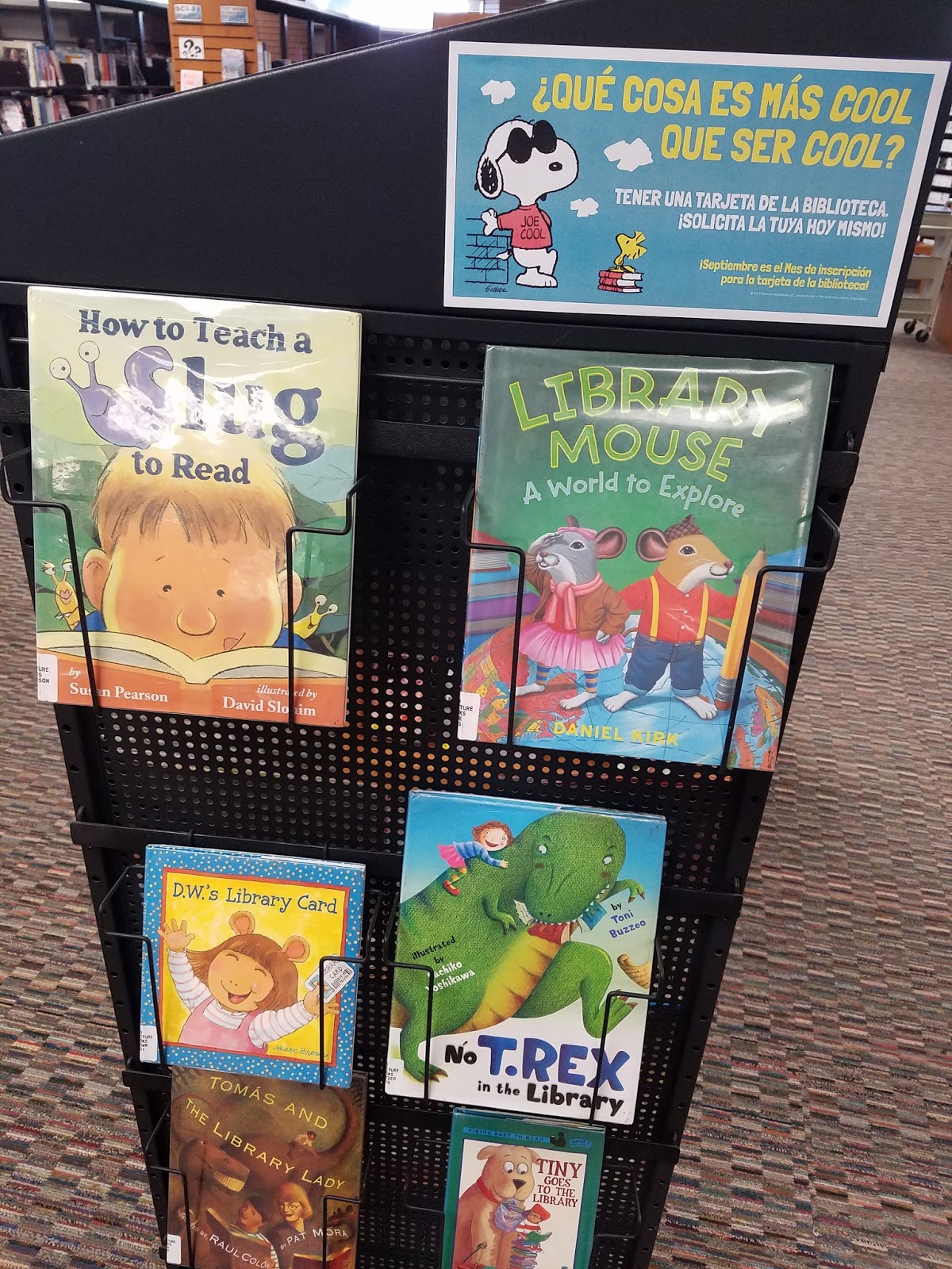Book 'Em, Bobbi: September displays