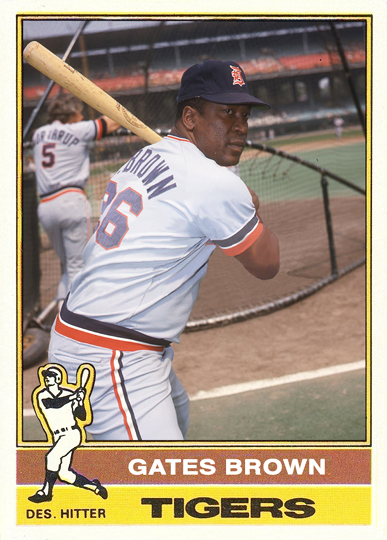WHEN TOPPS HAD (BASE)BALLS!: MISSING IN ACTION- 1976 GATES BROWN: "1976 ...