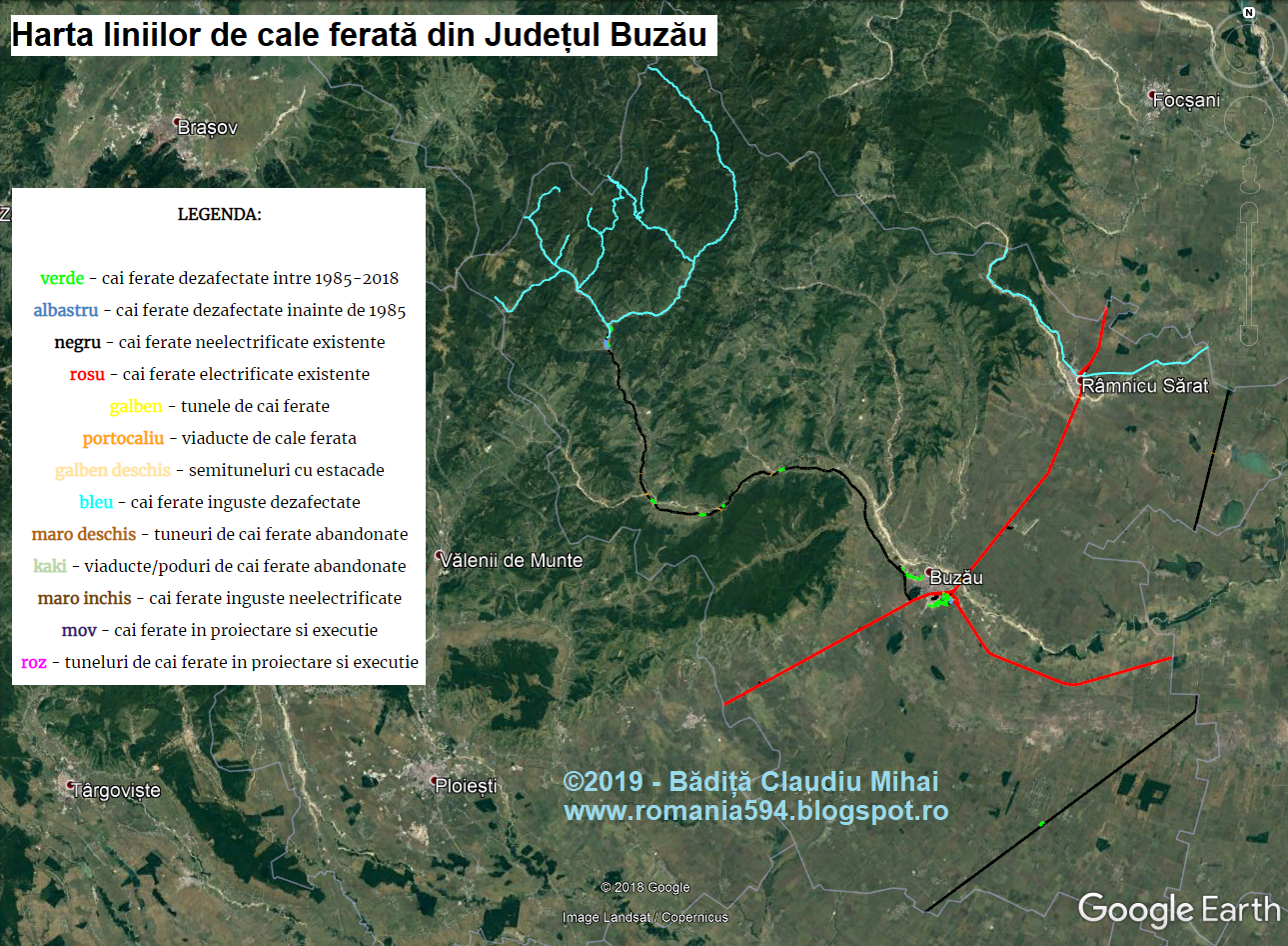 Cai ferate din Buzău, de la inceputuri pana in prezent.
