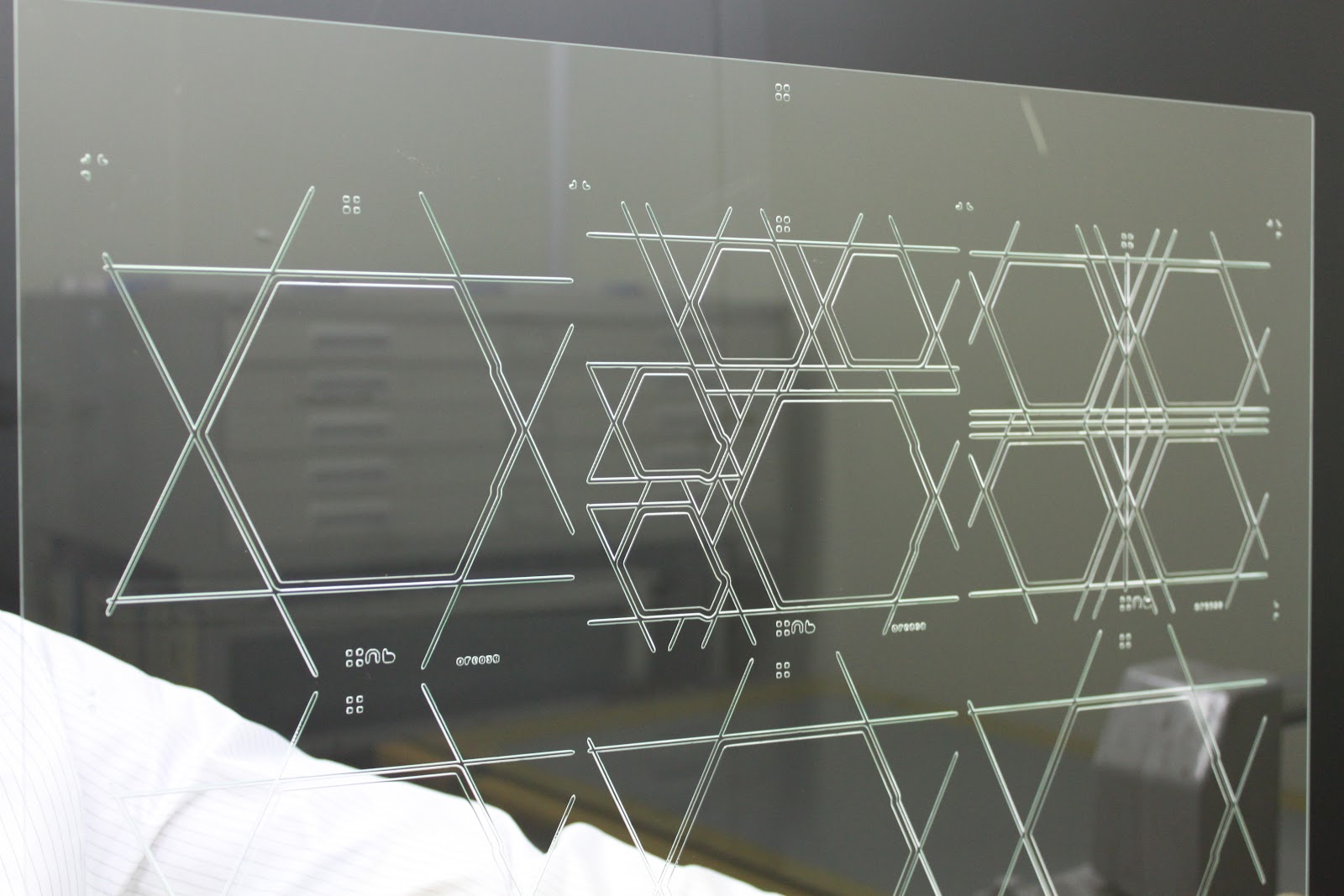 Etching Glass by HanaAMT: Encap glass for OLED Lighting