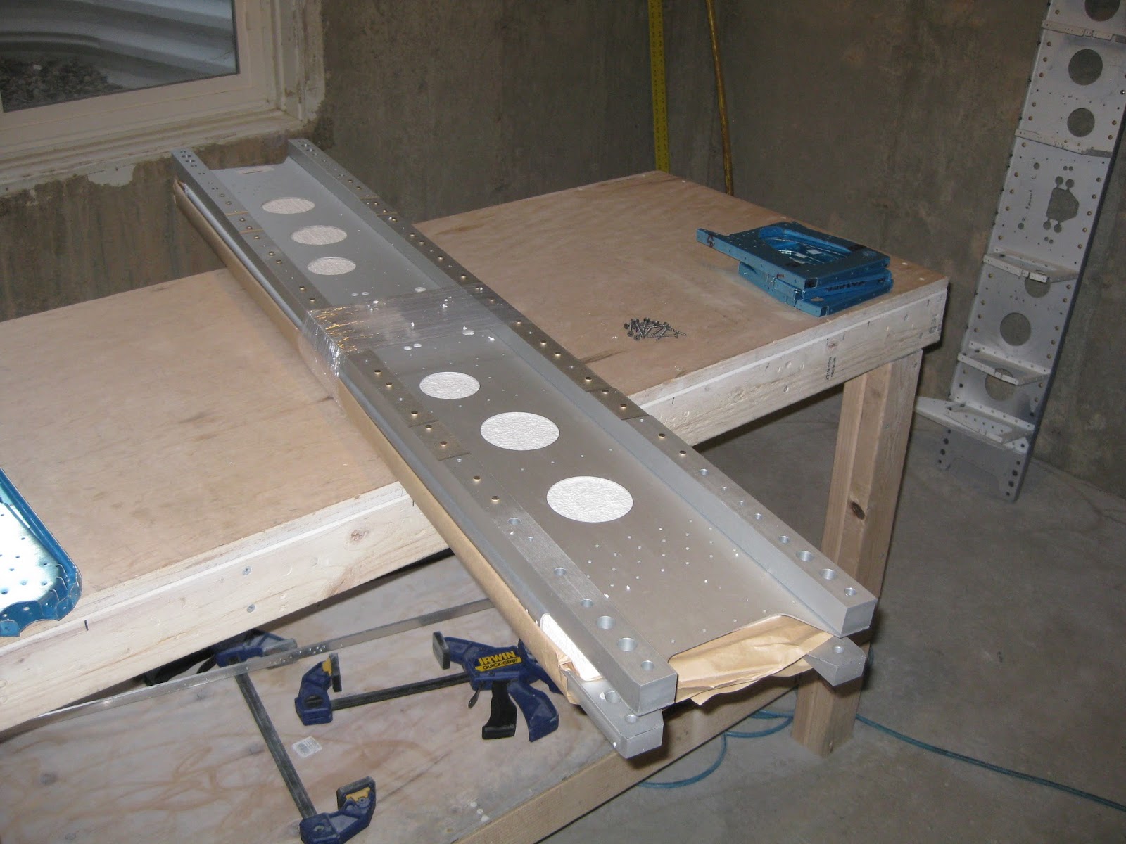 E's Van's RV-14A: Fuselage: Forward mid fuselage bulkheads. Replaced.