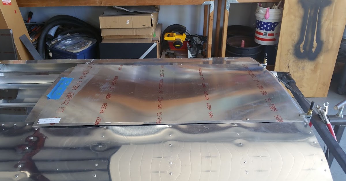 Just Another SuperSTOL Build Log: Wing - Fuel Tank Cover