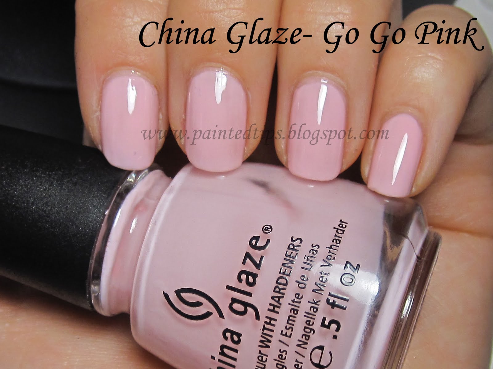 Painted Tips: China Glaze- Go Go Pink