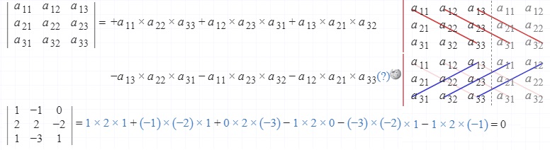 Calcule v1 x (v2 x v3) para v1=(1,-1,0), v2=(2,2,-2) e v3=(1,-3,1).
