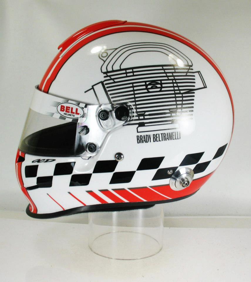 Racing Helmets Garage: Bell RS3 Sport B.Beltramelli 2013 by OCD