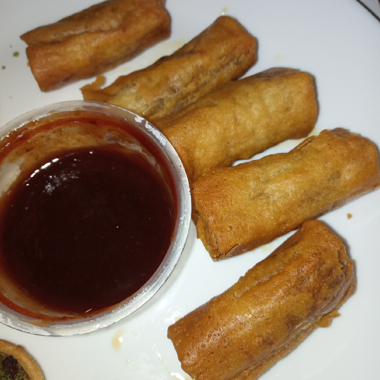 Supersupergirl's Food Reviews: M&S Crispy duck spring rolls
