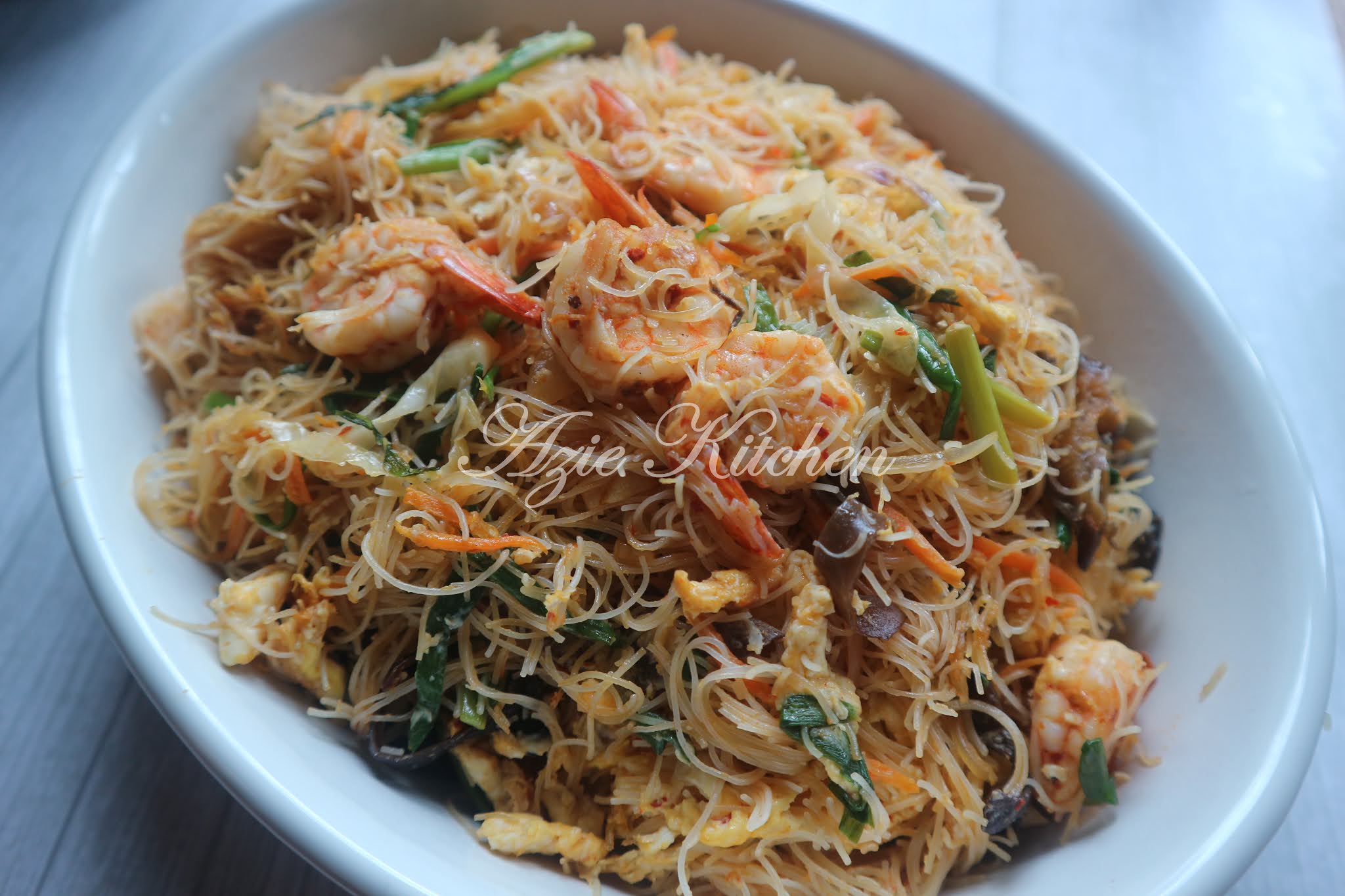 Singapore Mee Hoon Yang Sedap - Azie Kitchen