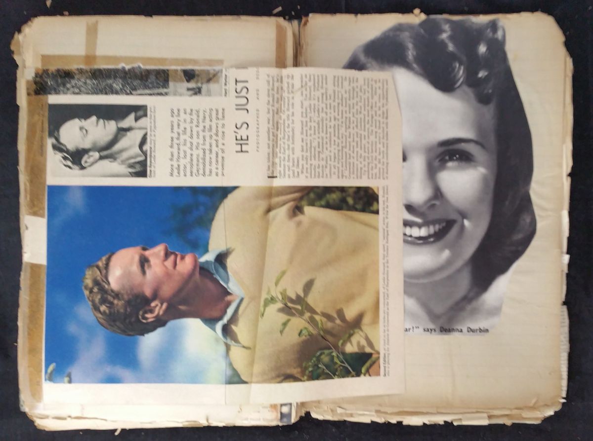 A Wonderful Hollywood Movie Star Scrapbook From the 1930s and 1940s ...
