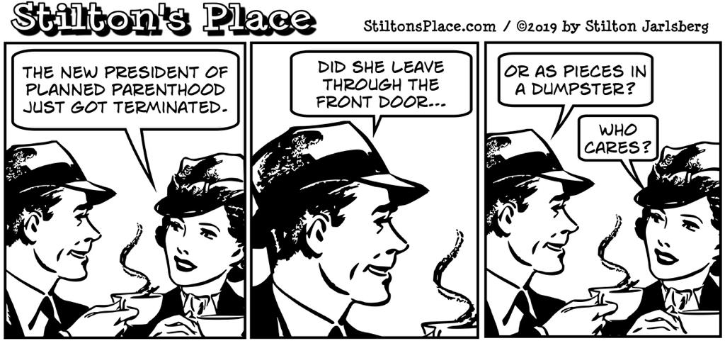 Stilton's Place: You've Been Chopped!