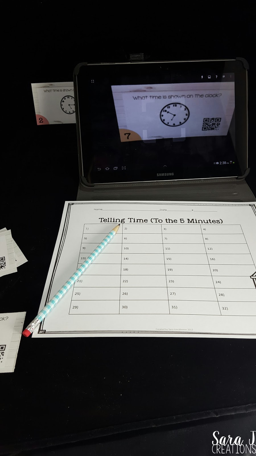 Telling Time Task Cards | Sara J Creations
