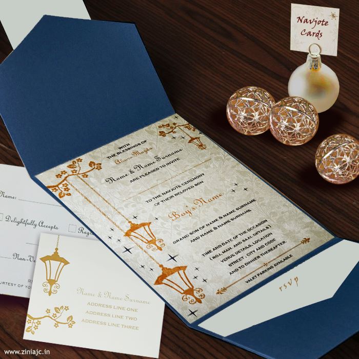 ZINIA JC : Navjote Invitation Card Designs By Zinia JC For The Parsi ...