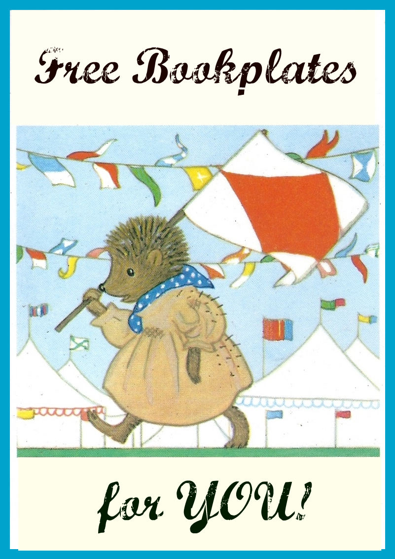 Vintage Nursery Animals Bookplates - free download!