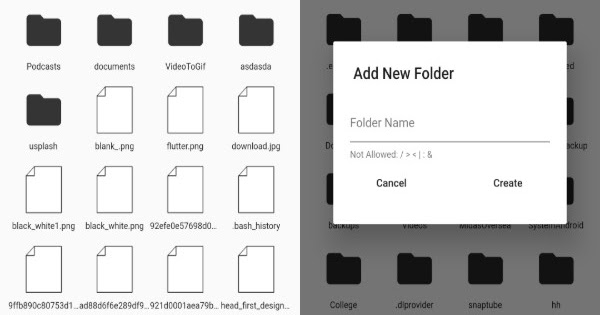 Basic File Managing App For Android Using Flutter Framework Flutter Tutorial