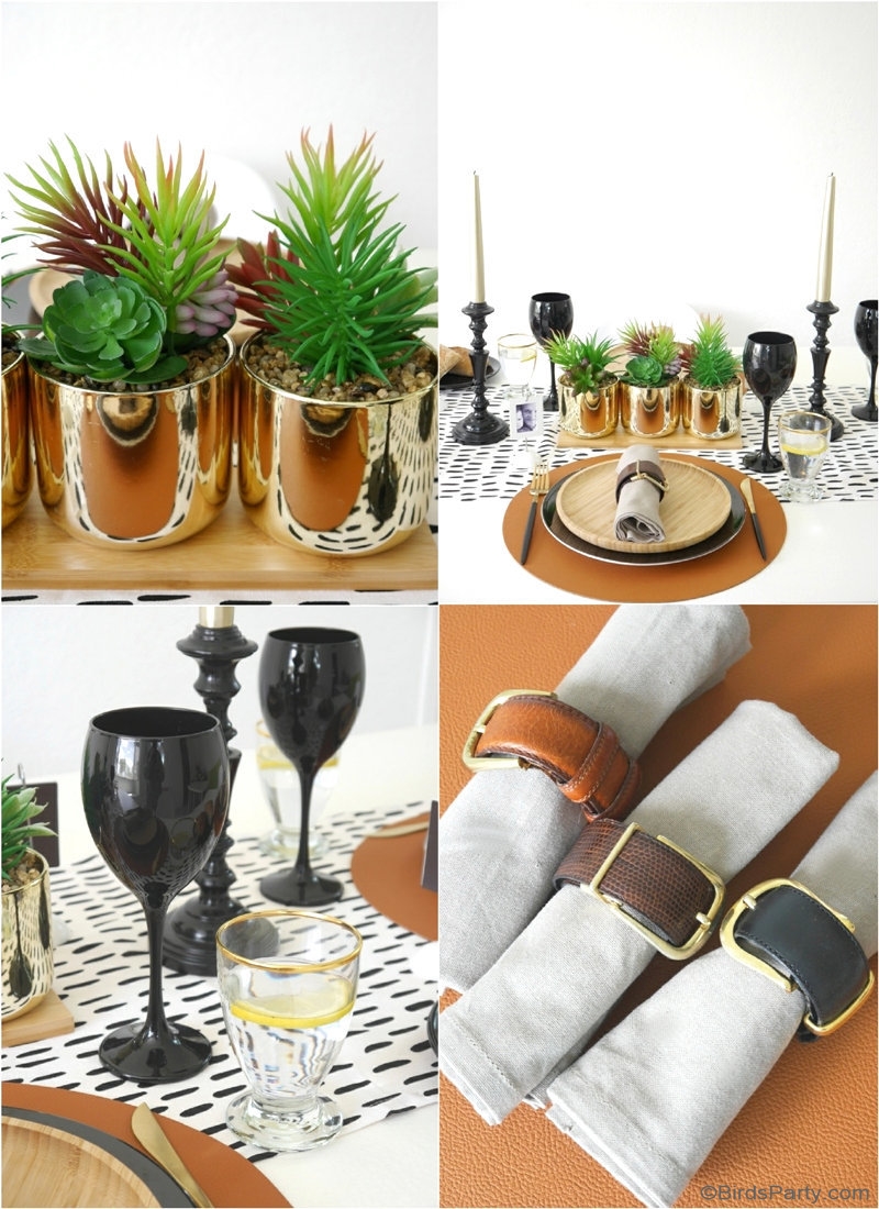 Father's Day Masculine Tablescape Ideas - Party Ideas | Party ...
