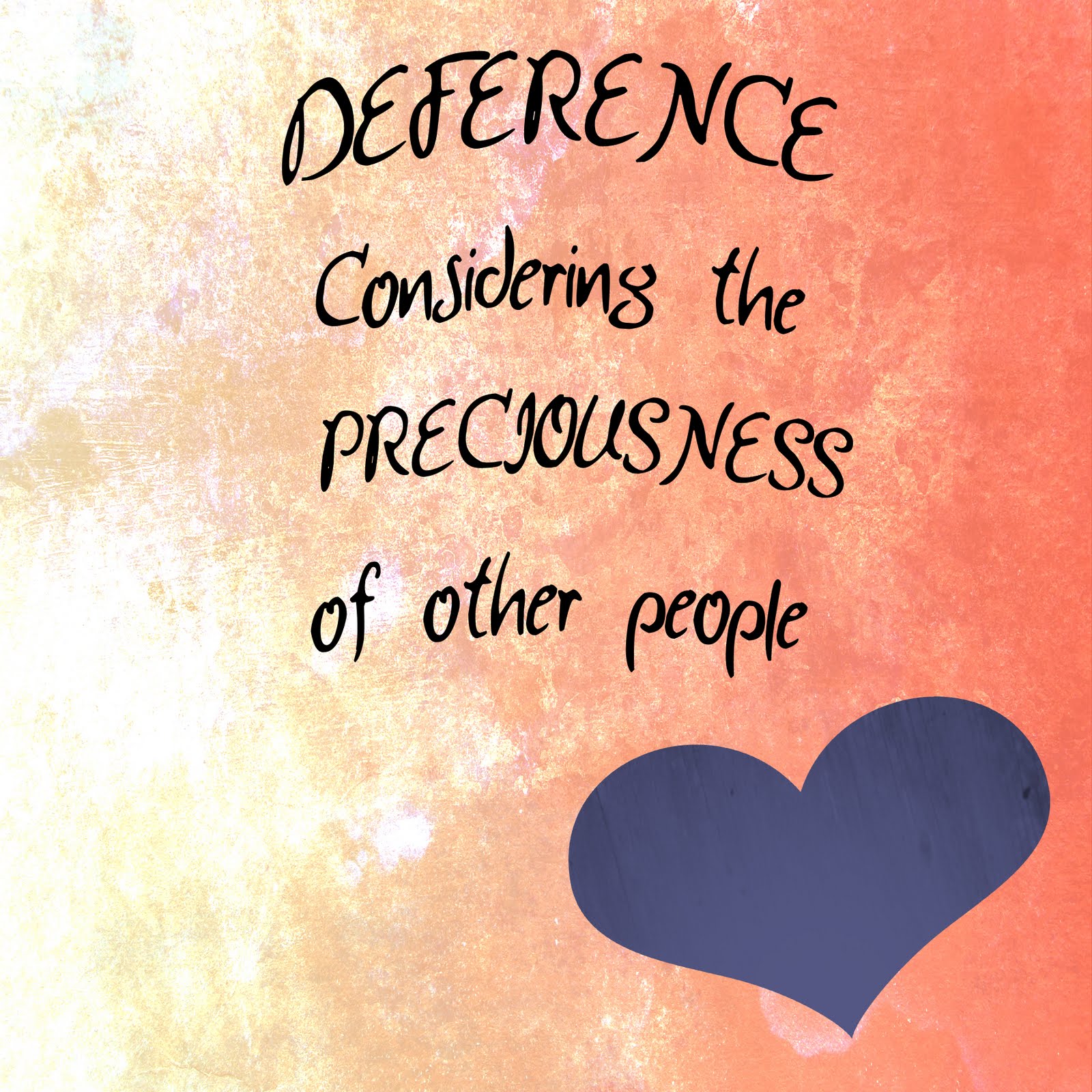 Nations Around Our Table: Deference