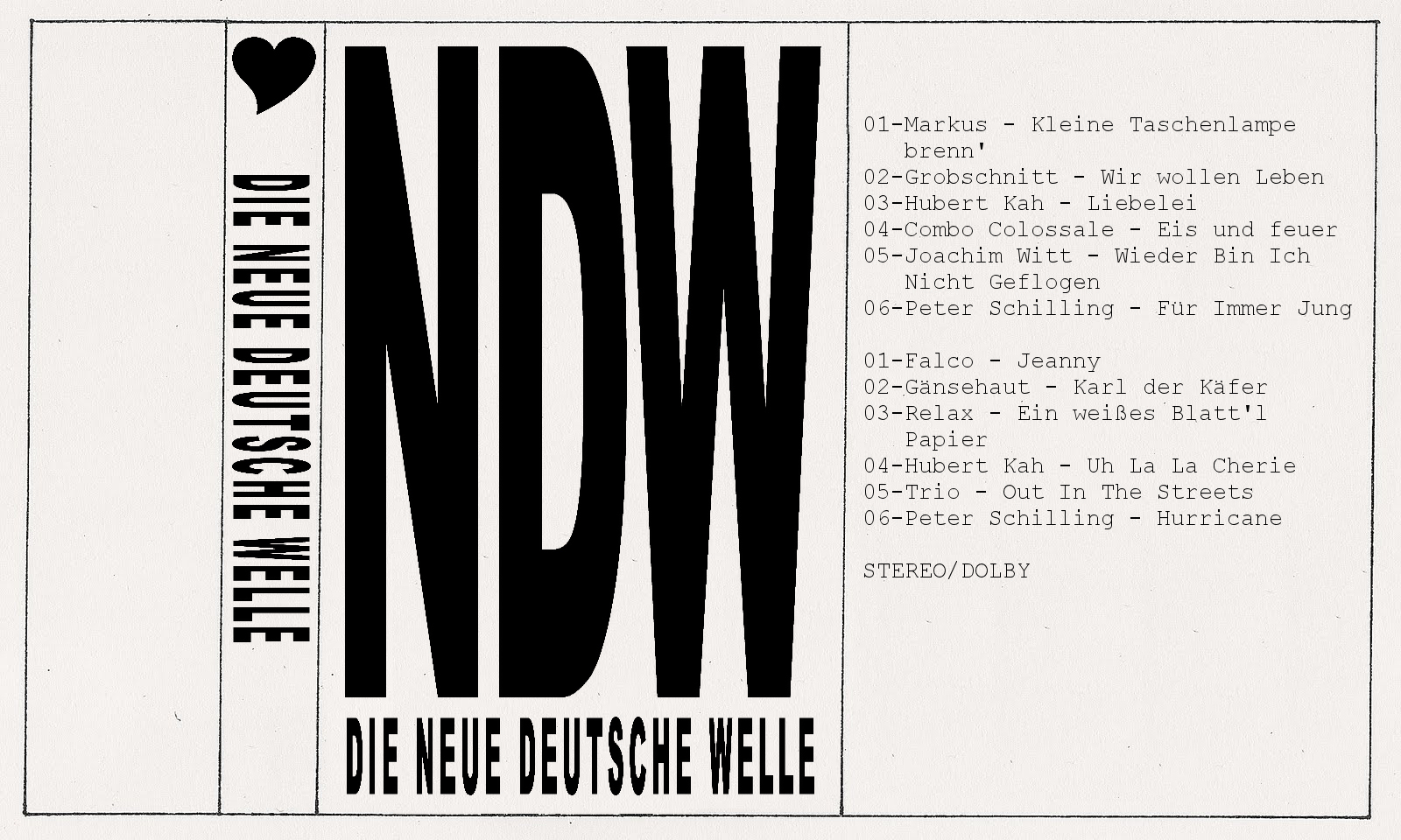 NDW / New Wave Alemão: NEW WAVE ALEMÃO ROMÂNTICONDW / New Wave Alemão
