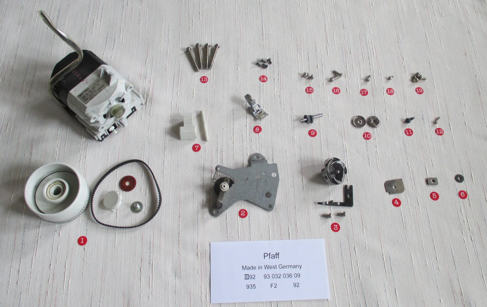 She's A Sewing Machine Mechanic: Vintage Parts Bone Yard