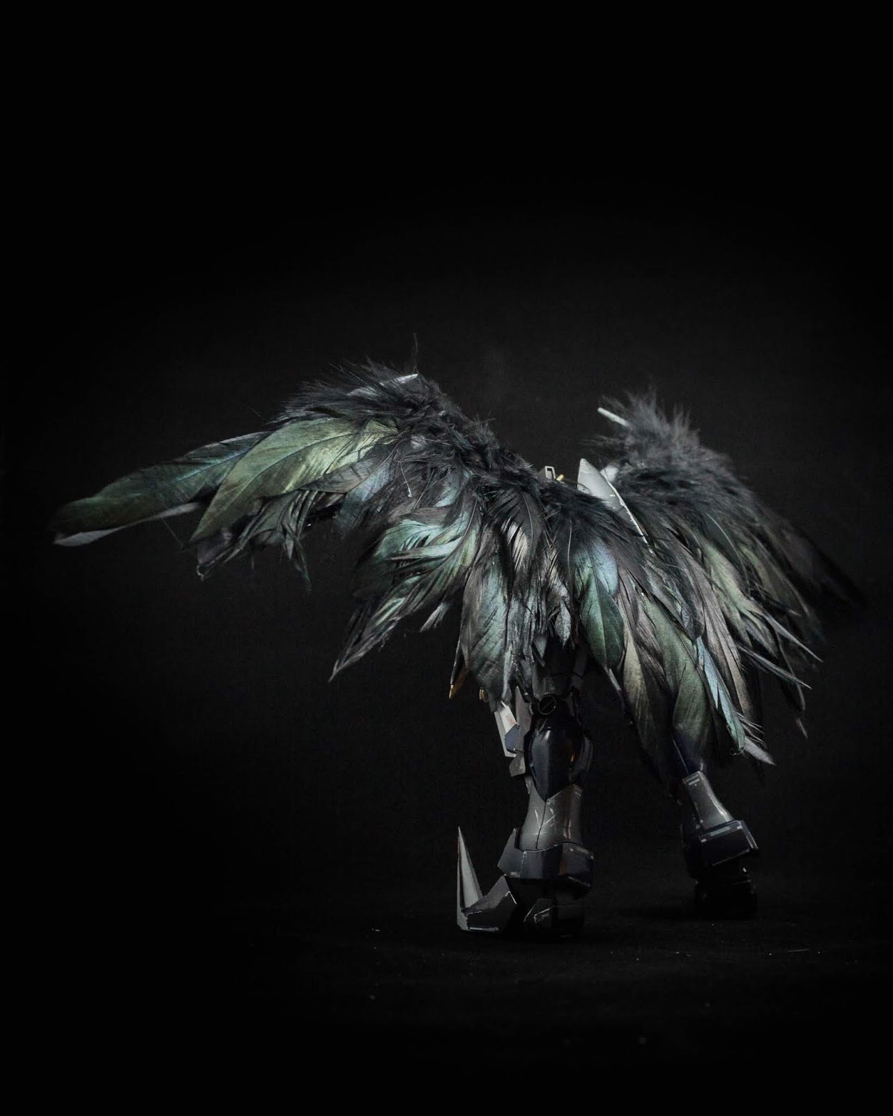 Custom Build: MG 1/100 Gundam Deathscythe Hell EW with real rooster ...