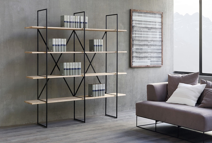 23+ Inspirasi Rak Buku Perpustakaan Unik