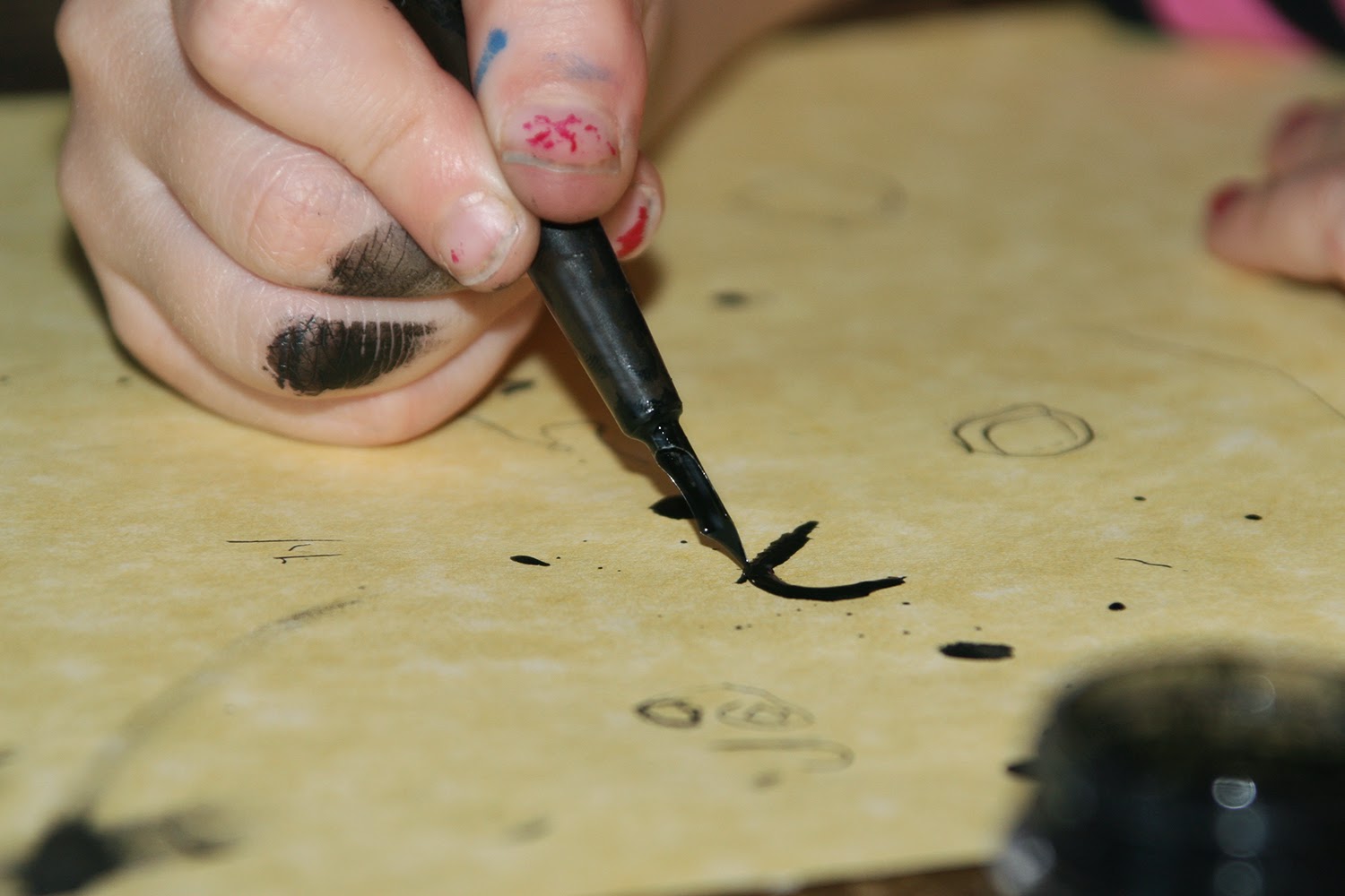 Mud Pies and Tea Parties: Pen and Ink