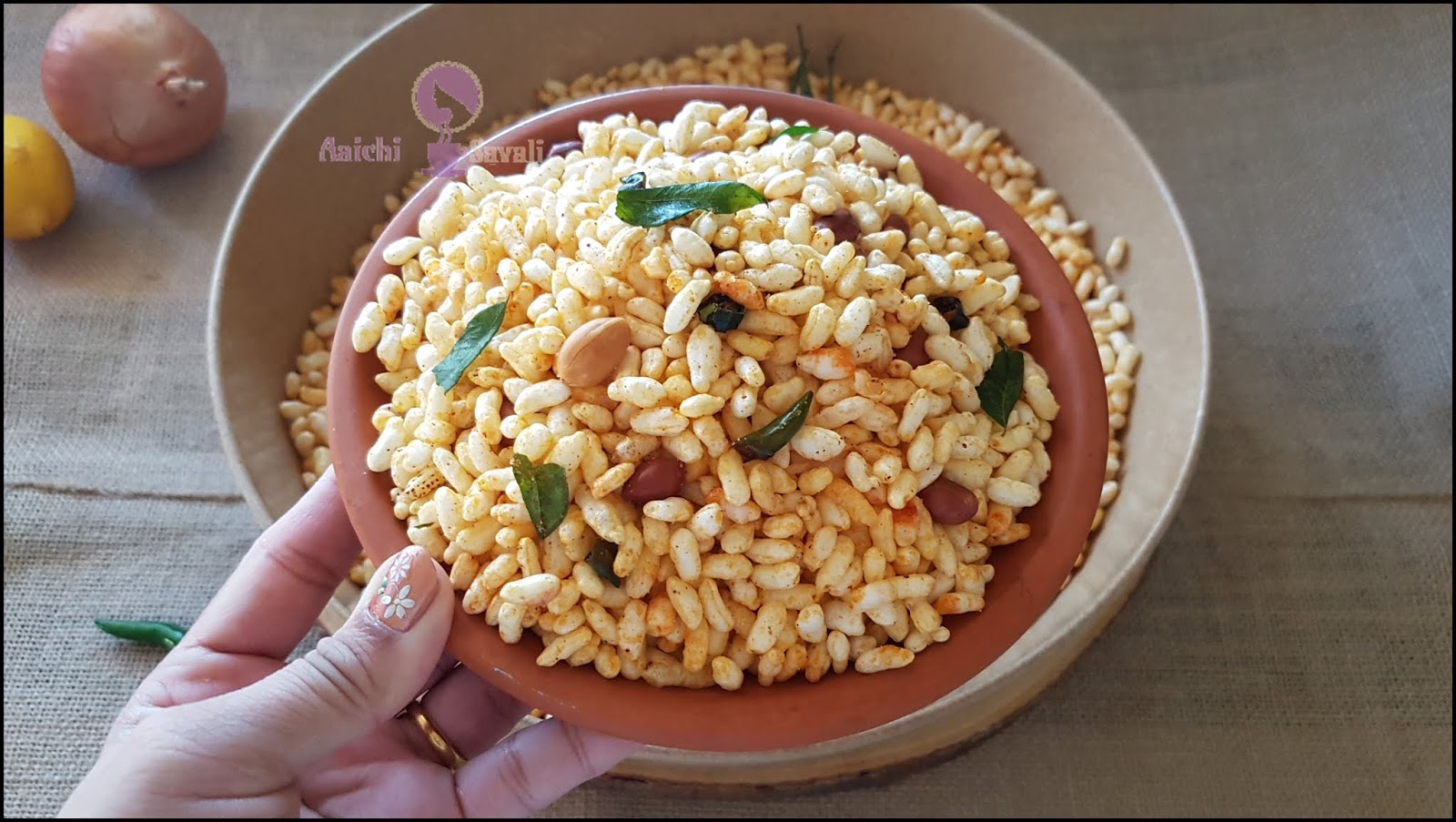 Spicy Curnchy कोल्हापुरी भडंग | How to make Bhadang | Spicy Puffed Rice ...