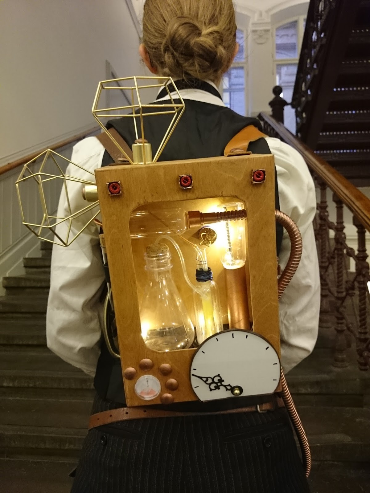 A Costuming Engineer: Steampunk ghost detection box