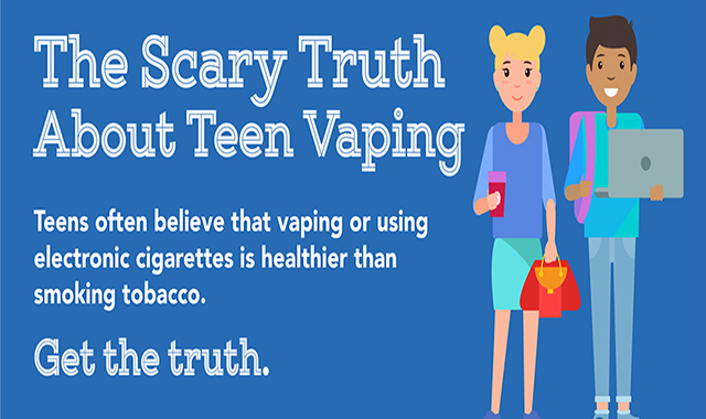 The Scary Truth About Teen Vaping #infographic - Visualistan