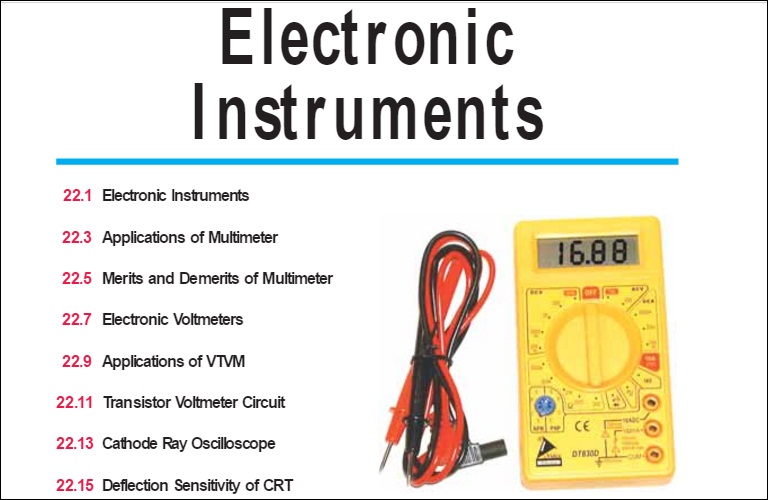 Electronic Instruments - EBOOK DOWNLOAD