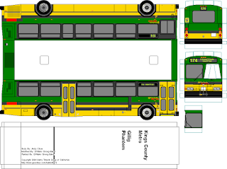 SP. Papel Modelismo: PaperCraft - King County Metro Transit Gillig PHANTOM