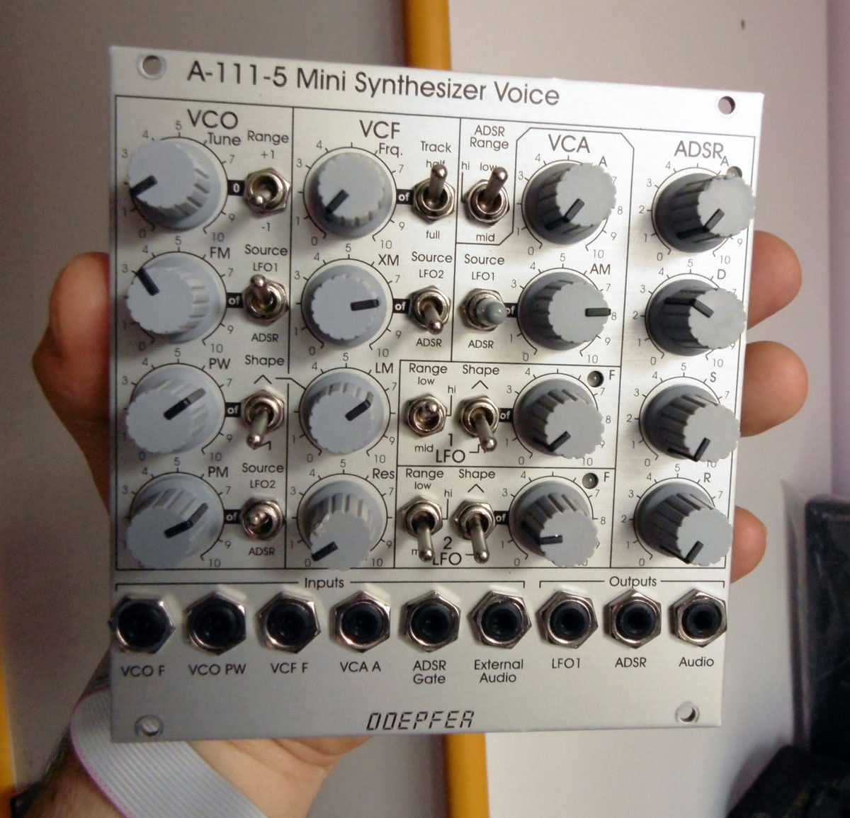 MATRIXSYNTH: DOEPFER A-111-5 MINI SYNTH eurorack version of Dark Energy I