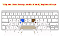 Why are there bumps on the F and J keyboard keys?
