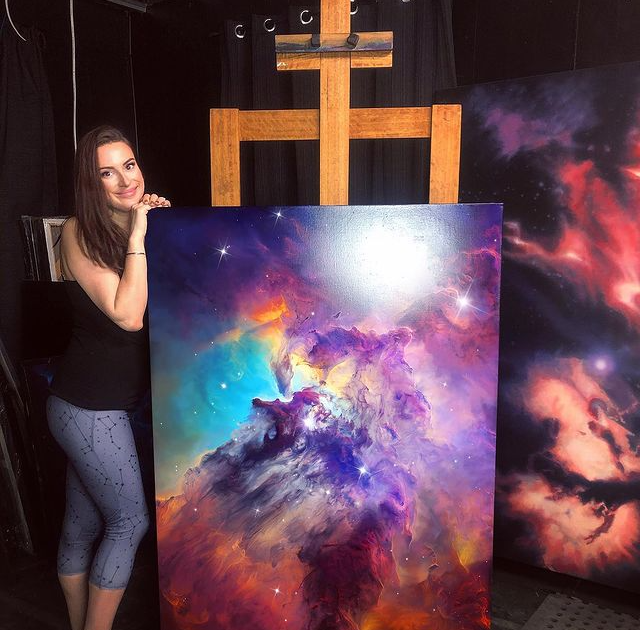 Birmingham University Zoom Live with Space Artist Cathrin Machin