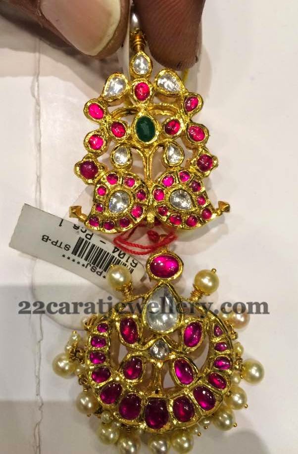 30gms Ruby Hangings - Jewellery Designs